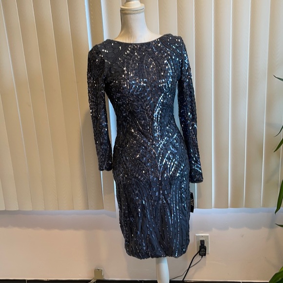 nigthway | Dresses | Nwt Gorgeous Night Way Beaded Dress | Poshmark